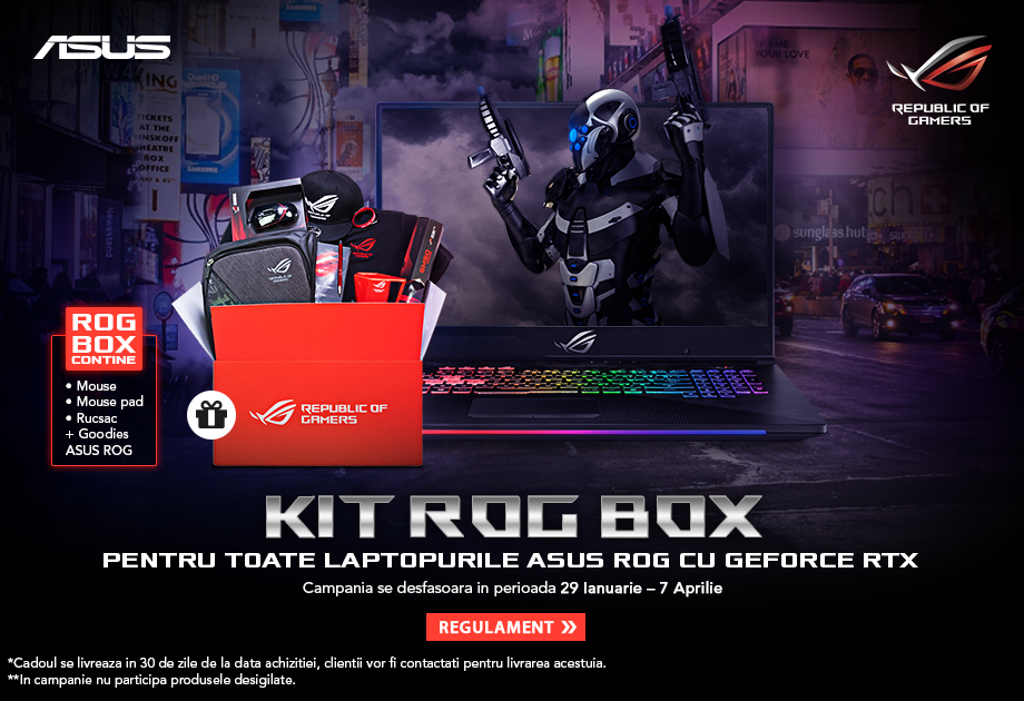 KIT ROG BOX pentru toate laptopurile ASUS ROG cu GeForce RTX - PC Garage
