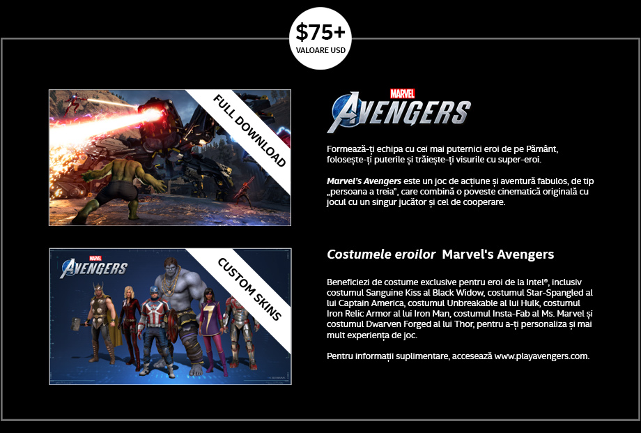 Intel CPU Marvel's Avengers Bundle - PC Garage